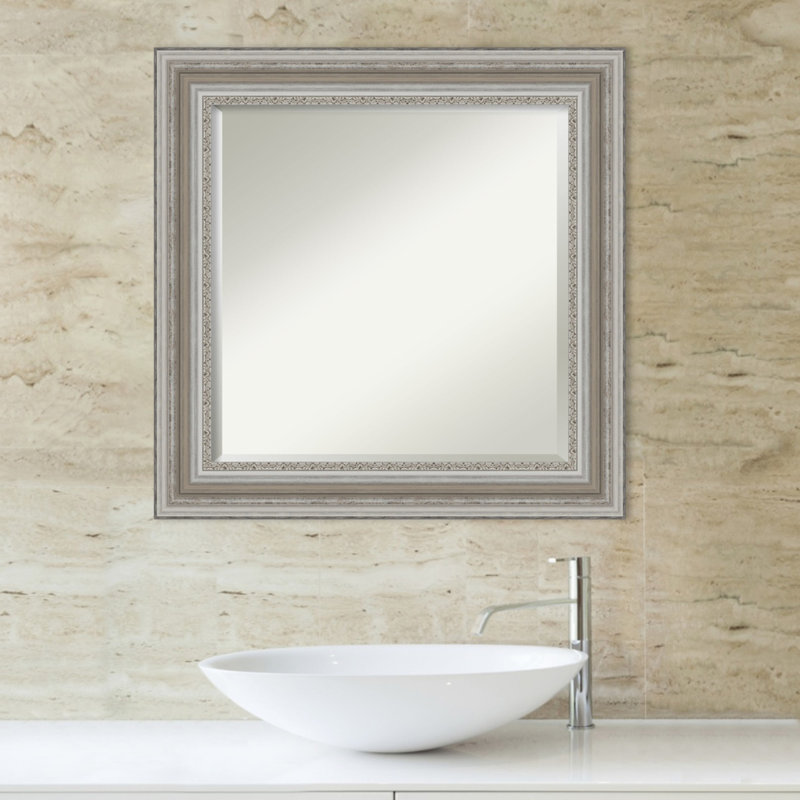 One Allium Way® Gerard Flat Wall Mirror & Reviews | Wayfair