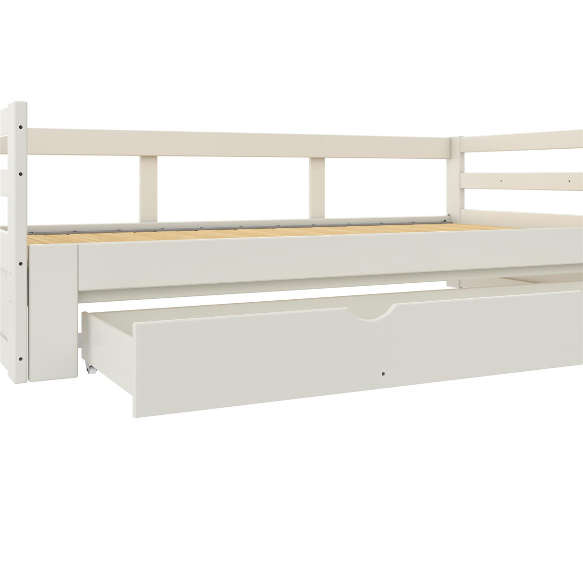 Lark Manor™ Emellie Twin to King Wood Daybed with Storage Drawer ...