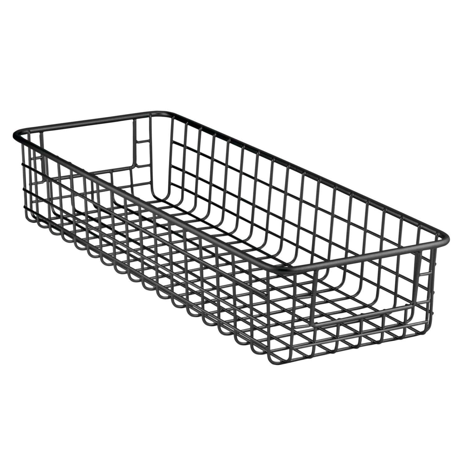 mDesign Metal Pantry Basket for Kitchen Organization and Storage - Soft ...