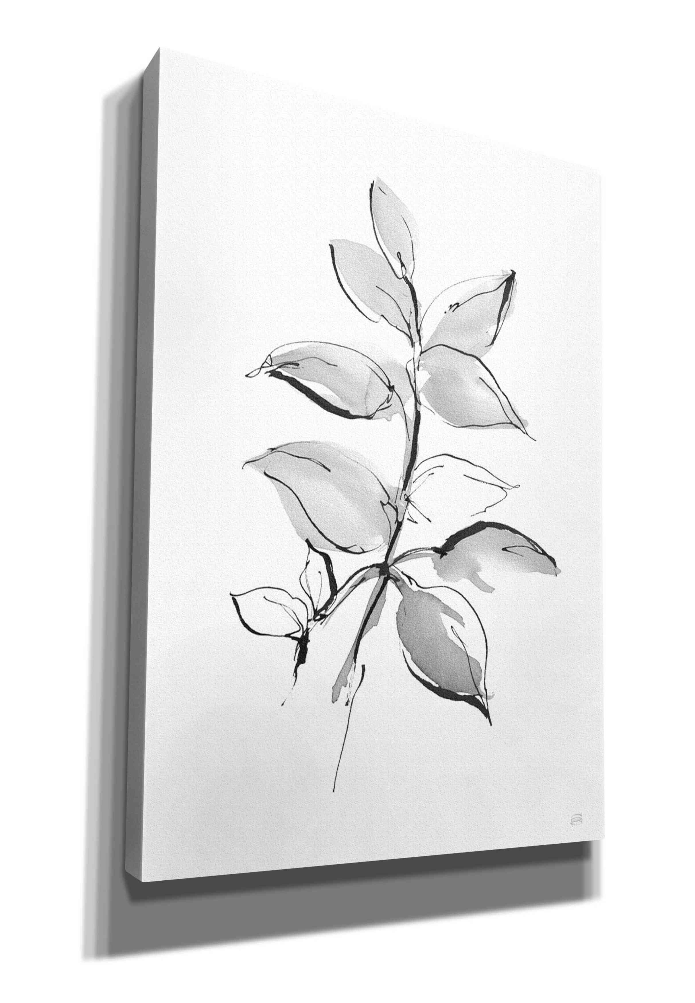 Red Barrel Studio® Wash Leaf I On Canvas by Chris Paschke Print | Wayfair