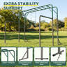 Klo Kick Monkey Bars with Gymnastic Bars and Trapeze Swing, 400lbs ...