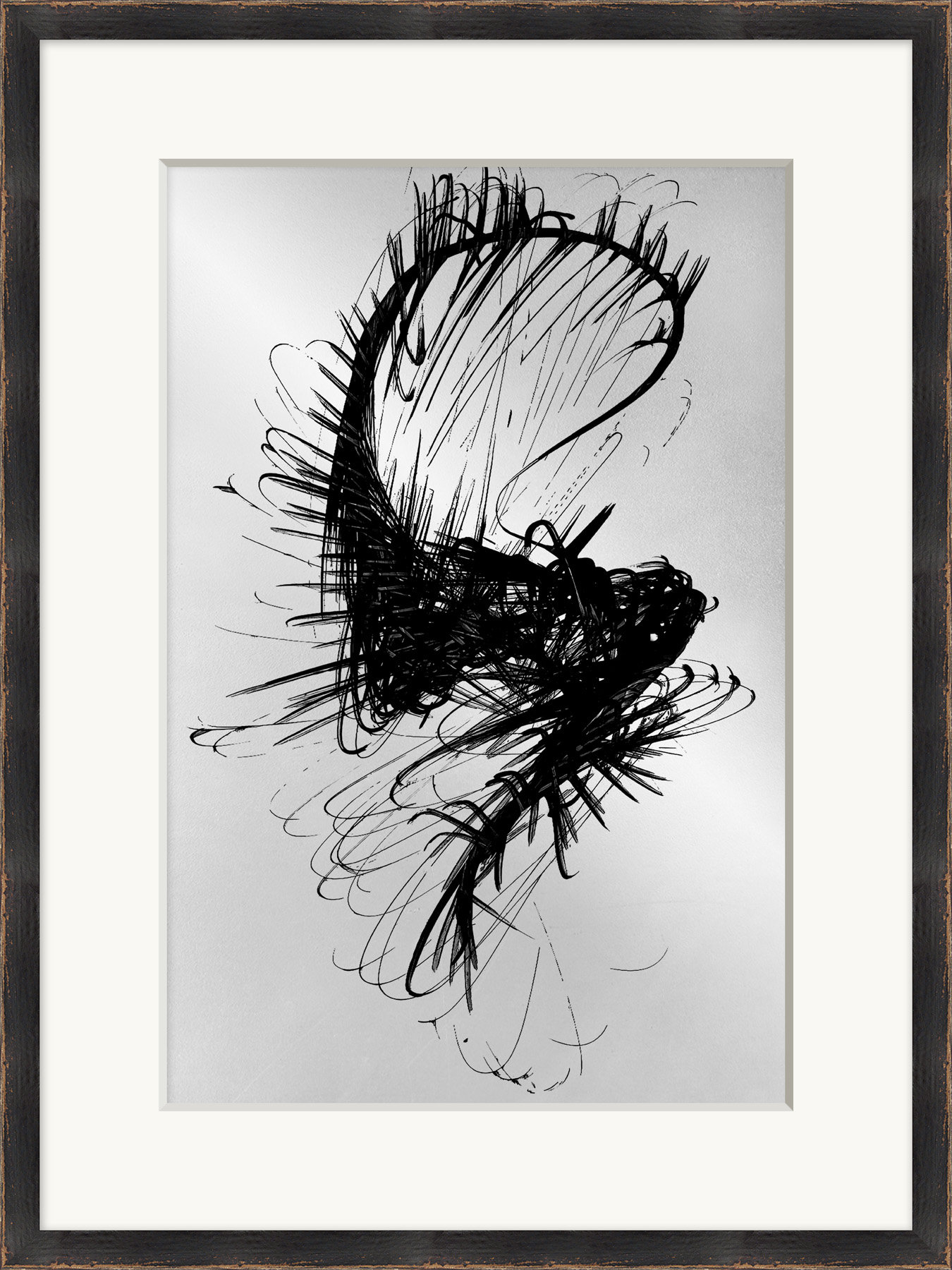 Wendover Art Group Intrepid on Silver Leaf 1 - Picture Frame Painting ...