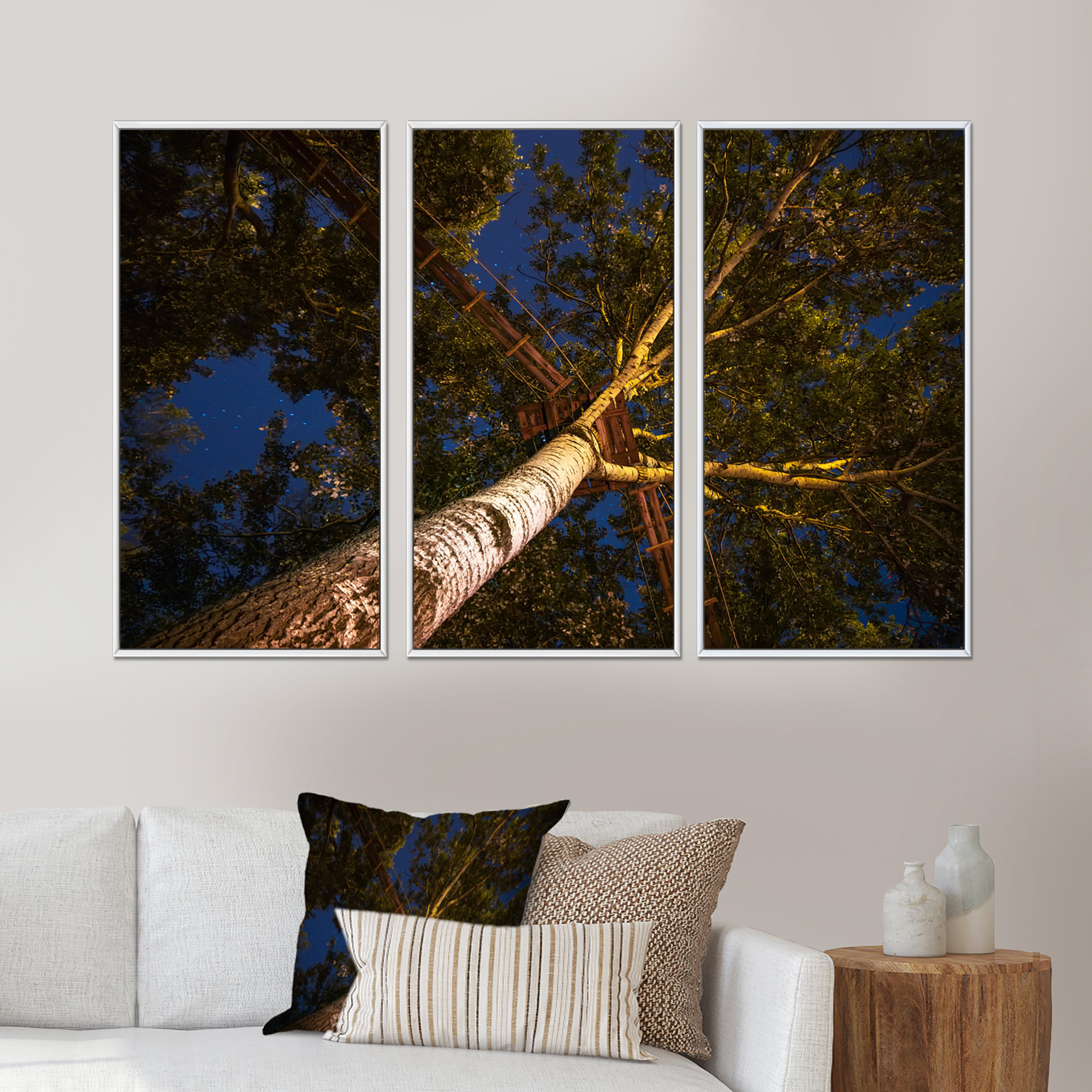 Winston Porter Low Angle View Of The Trees With A Walkway - Traditional ...