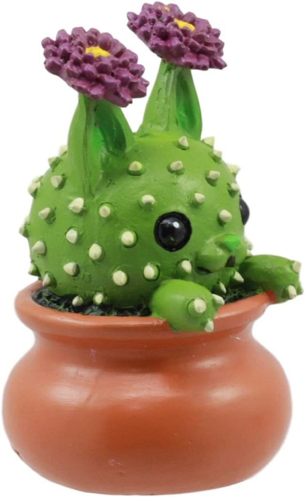 Trinx Ebros Cattus The Cactus Cat In The Pot Figurine Whimsical Cat ...