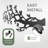 Latitude Run® Wall Mounted Metal Coat Rack, Tree Branch with Birds ...