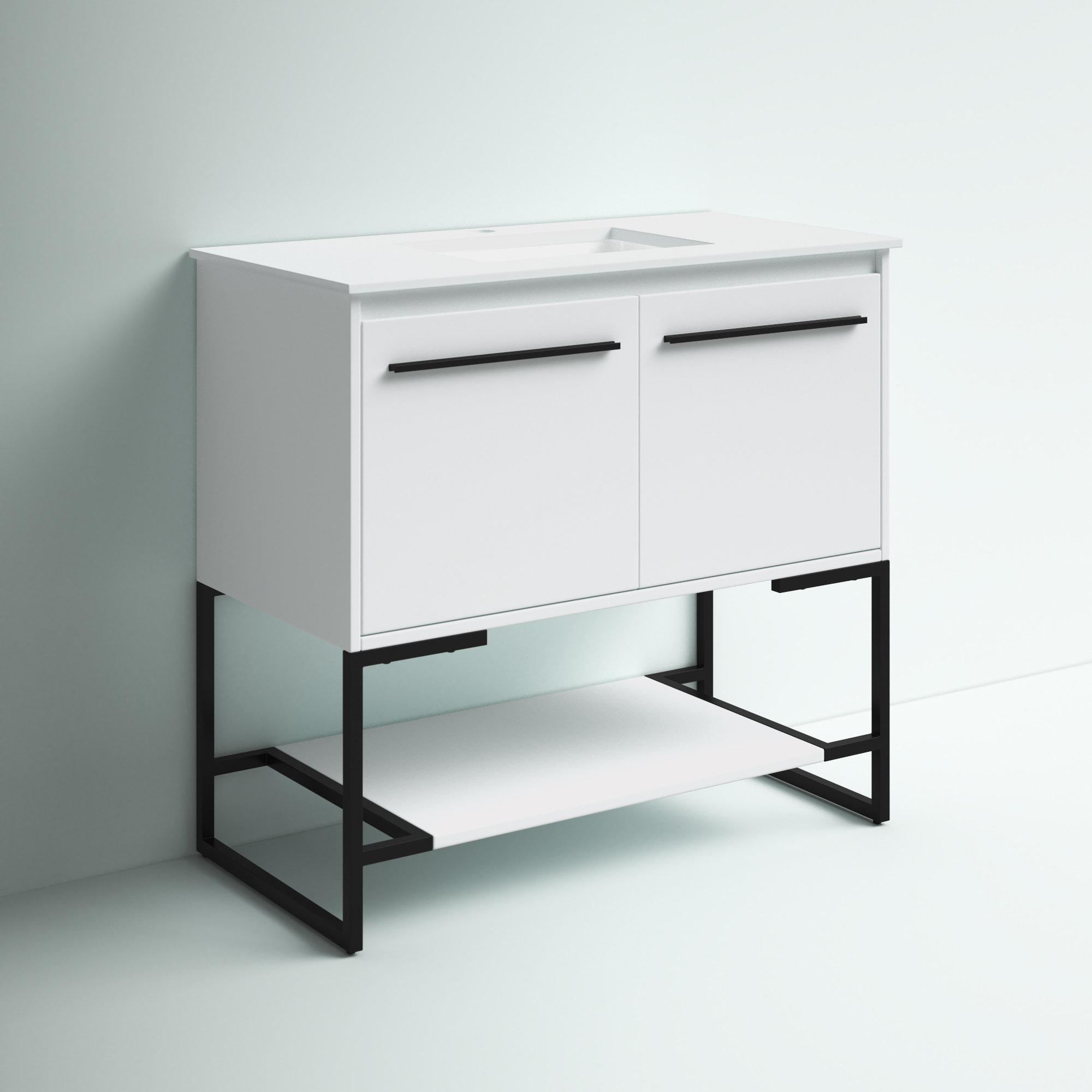 Mercury Row Rozell 36" Single Bathroom Vanity Set & Reviews - Wayfair ...