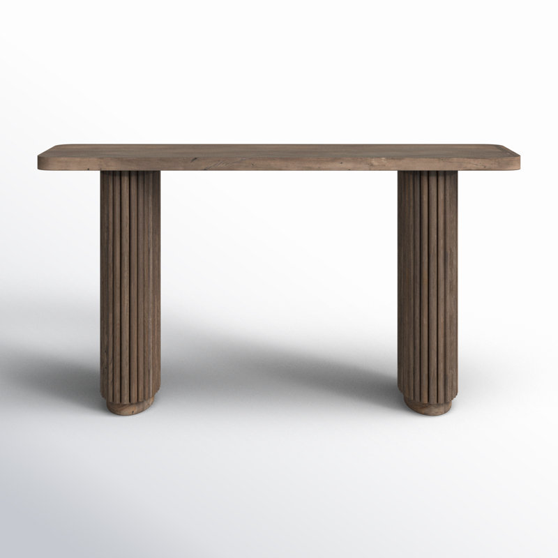 Ebern Designs Zigmund 55'' Solid Wood Console Table & Reviews | Wayfair