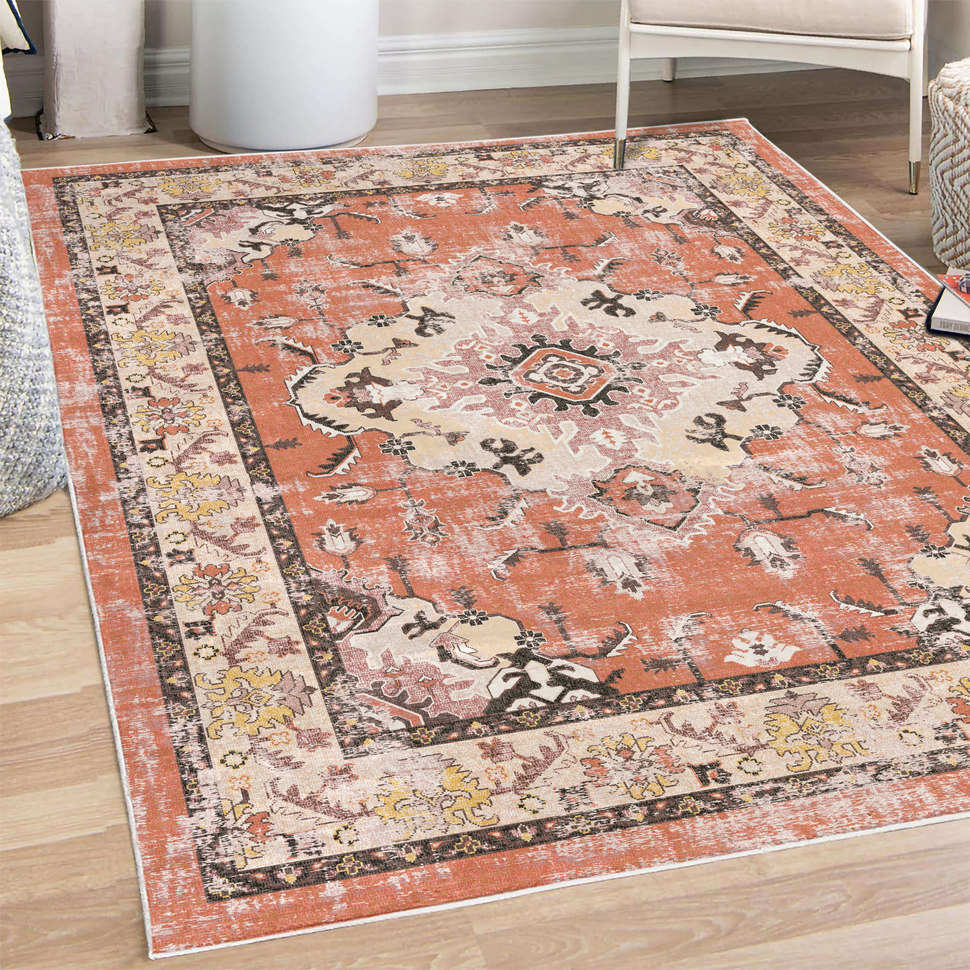 East Urban Home Vintage High Density Long Fiber Poly Threads Decorative ...