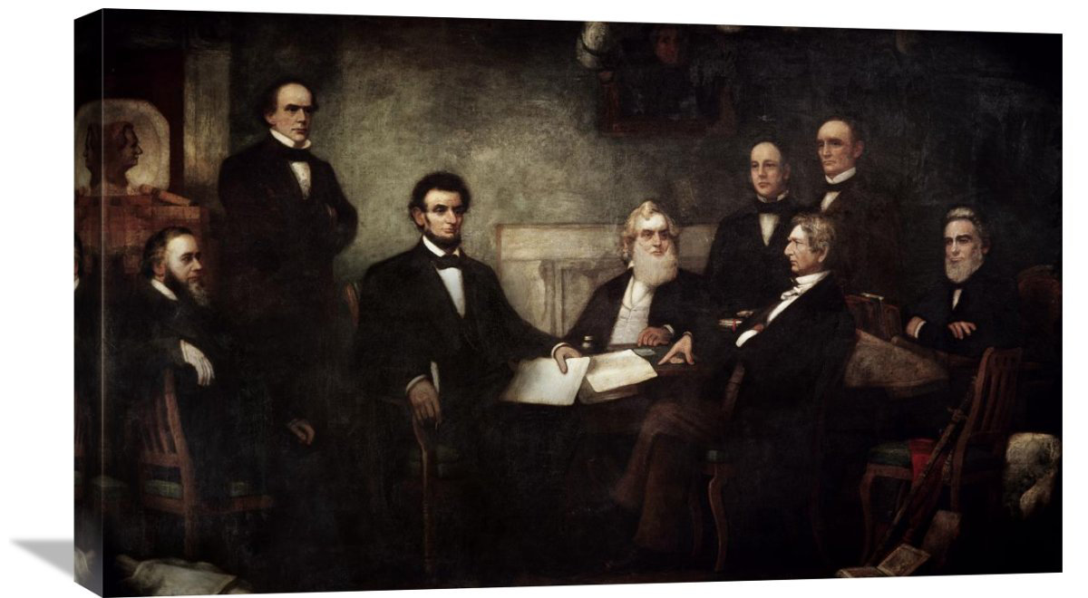 Global Gallery 'The First Reading of the Emancipation Proclamation' by ...
