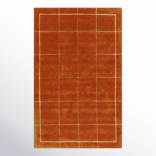 AllModern Mallory Rust, Light Brown Hand Tufted Area Rug & Reviews ...