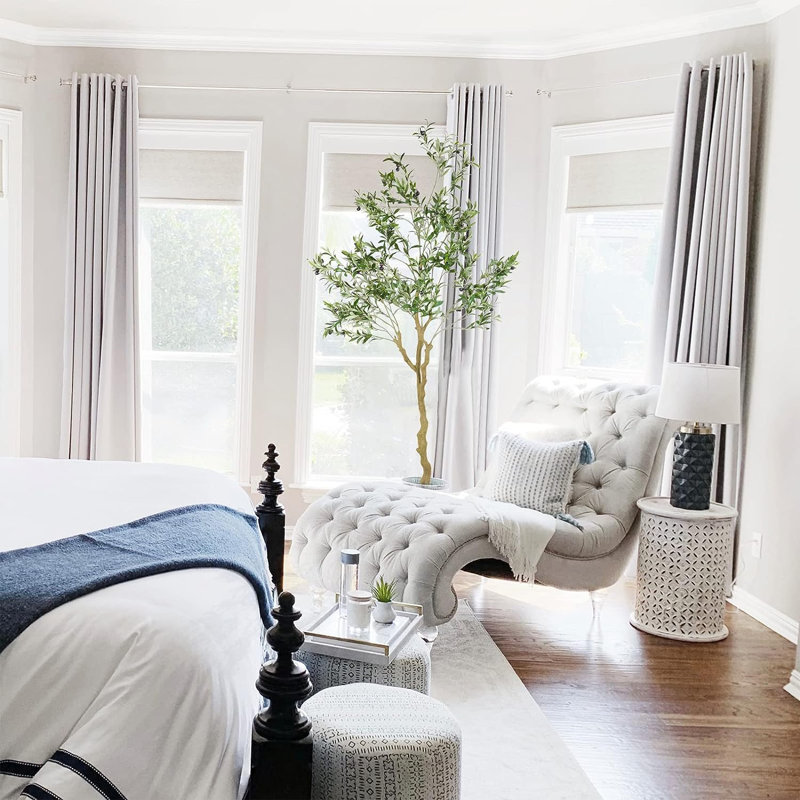 Primrue 84'' Faux Olive Tree Tree in Pot | Wayfair