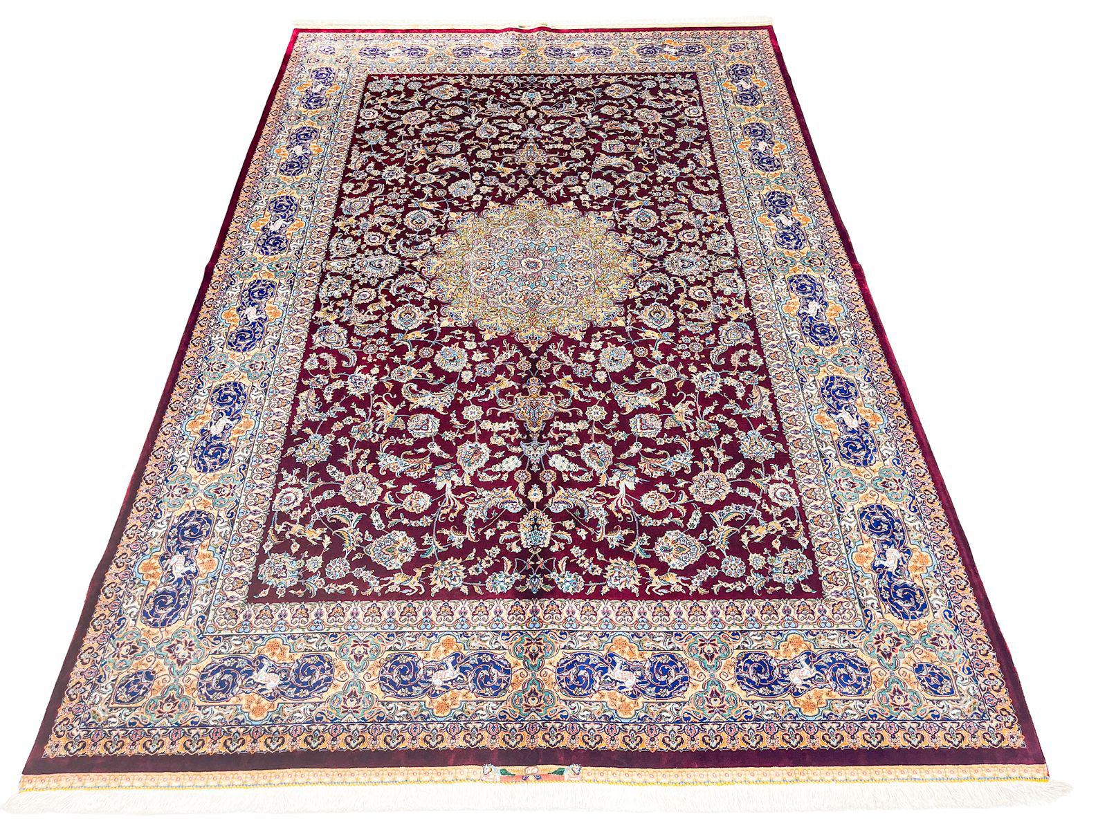 Home and Rugs Hereke One-of-a-Kind 4′11″ X 7′5″ New Age Wool Area Rug ...