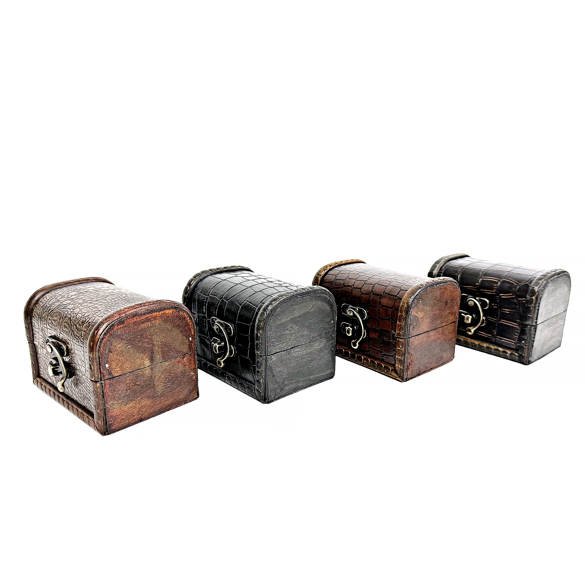 Williston Forge 4 Pieces Assorted Mini Leather Box Set - Wayfair Canada