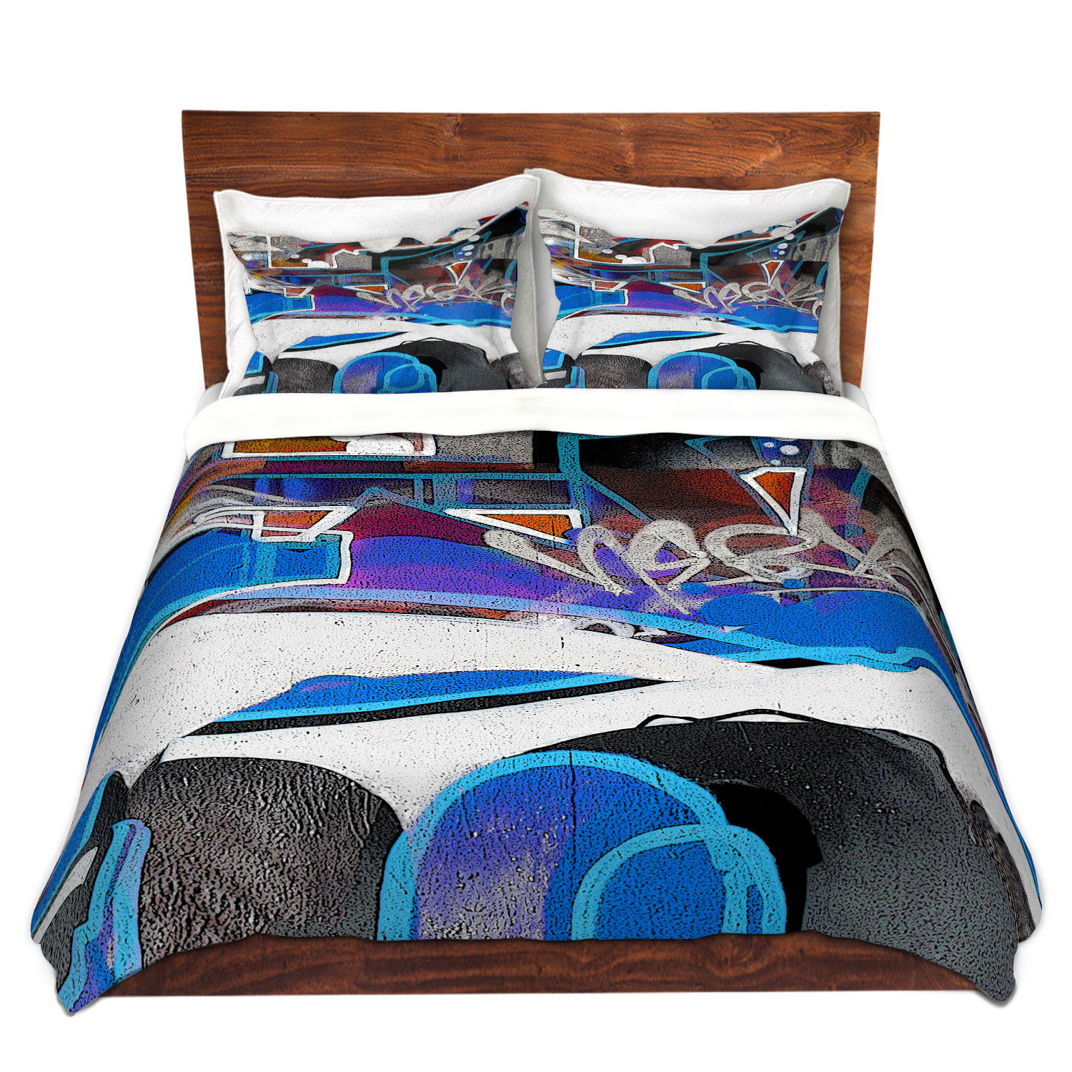 DiaNoche Designs Graffiti Duvet Cover Set | Wayfair
