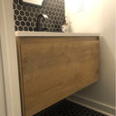 George Oliver Amaya 35.4'' Single Bathroom Vanity with Plastic Top ...