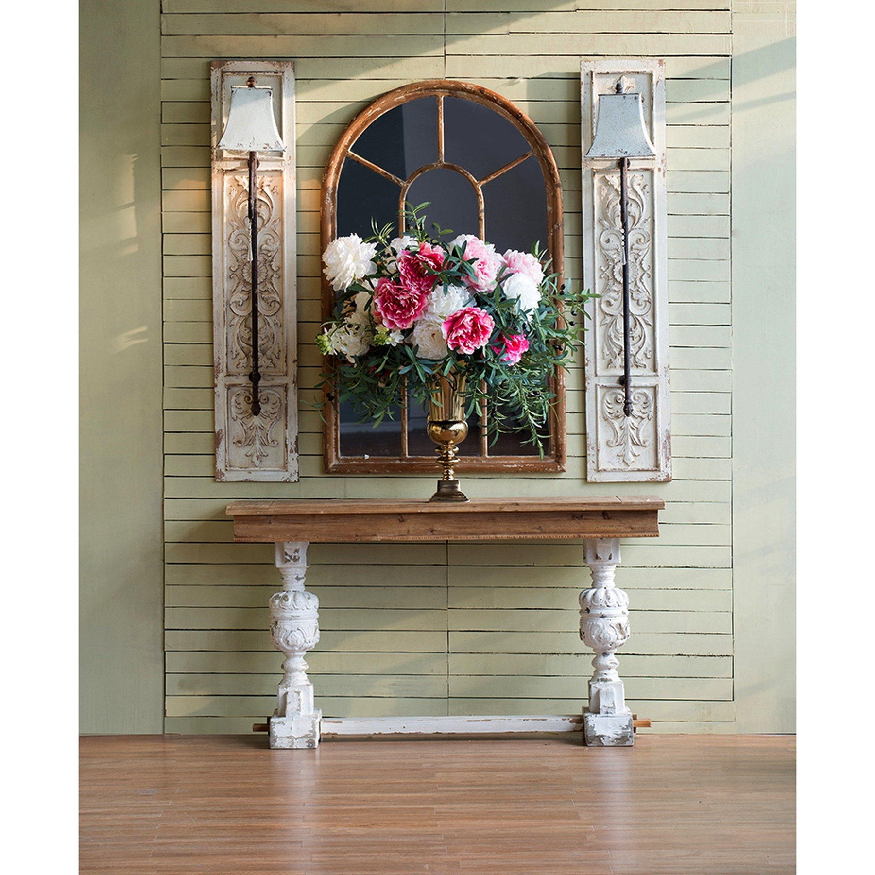 Latitude Run® 59X18x32" Buffet, Rustic Vintage Bathroom Decor, Natural ...