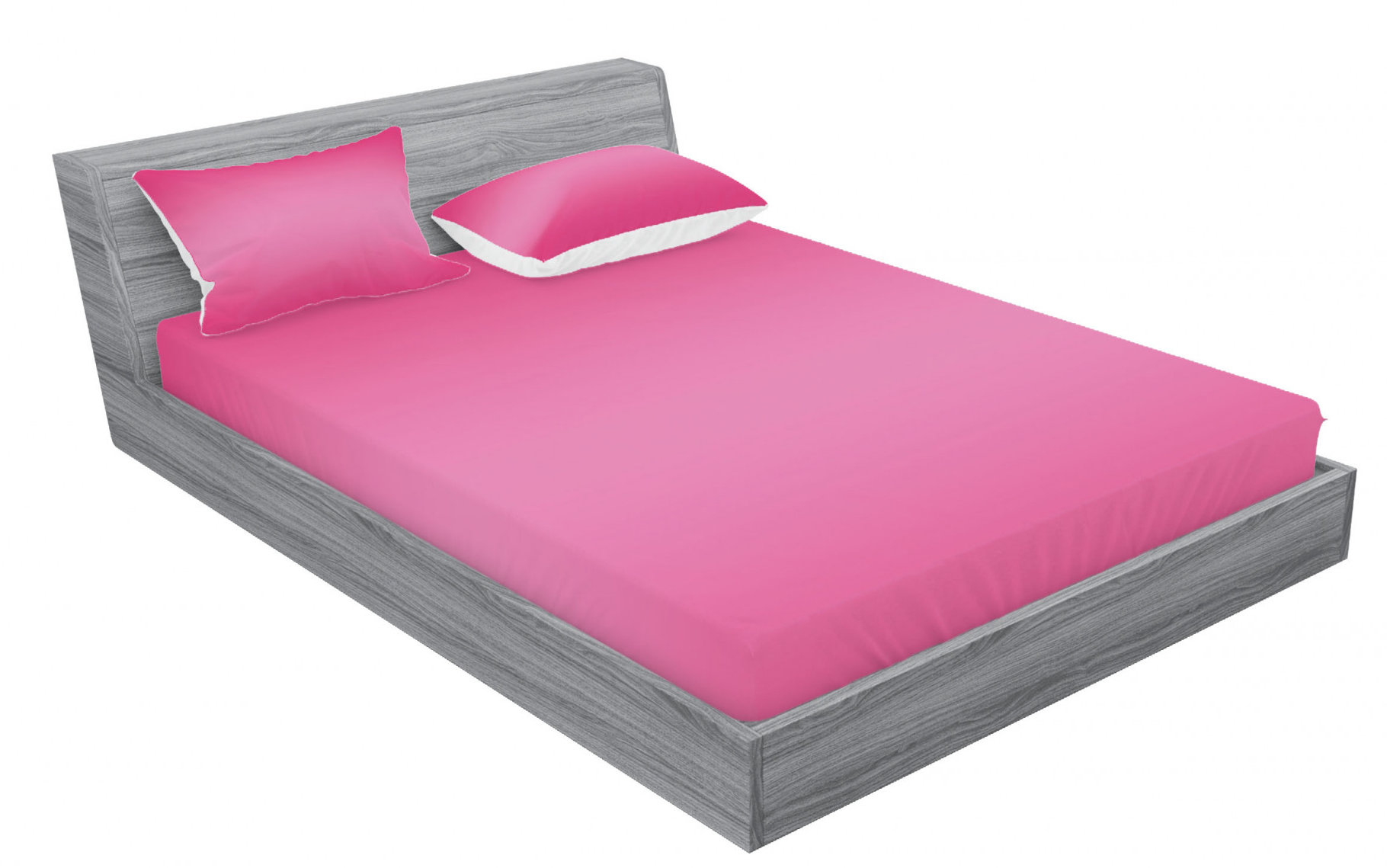 Ambesonne Princess Medieval Inspired Fuchsia Modern Digital Ombre Sheet ...