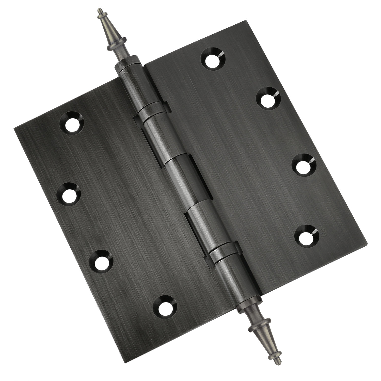 Embassy Hardware 5" H x 5" W Solid Brass Ball Bearing Single Butt Door ...