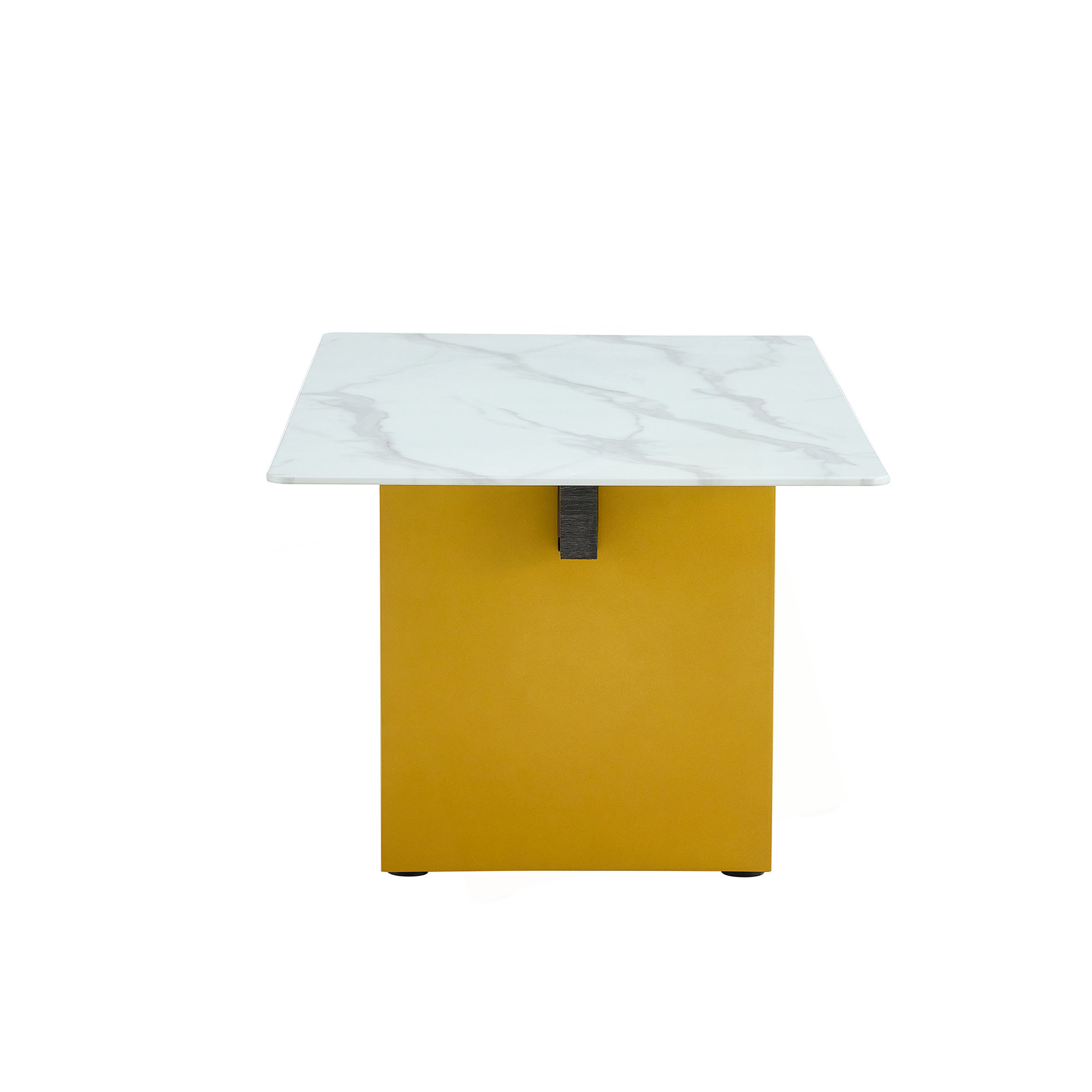 Wrought Studio™ Modern Minimalist Tempered Glass With Sticker Desktop ...