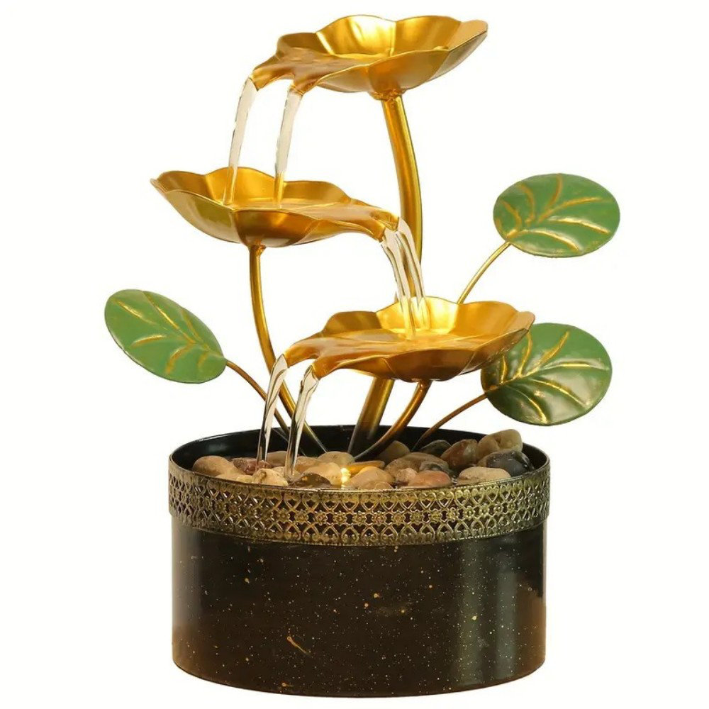 Ebern Designs USB Powered Relaxation Indoor Tabletop Fountain, Mini ...