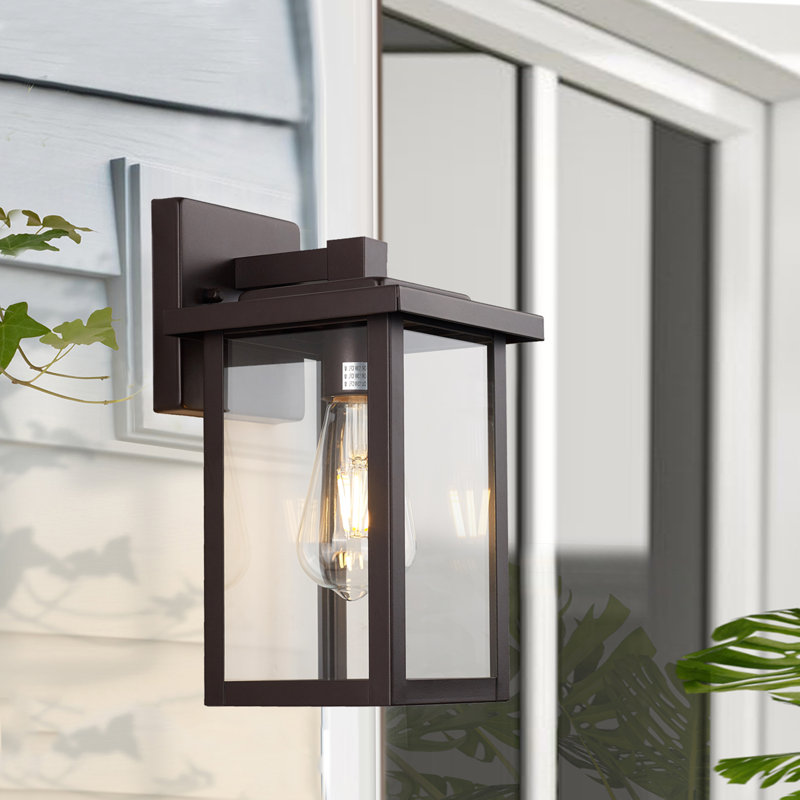 17 Stories Rexall Steel Wall Light | Wayfair