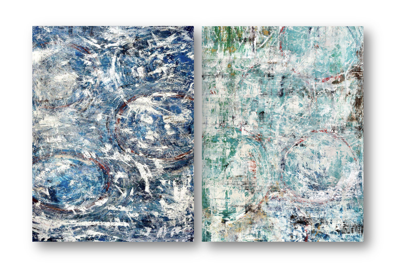 John Beard Collection Go Big Set by John Beard - Artist Enhanced Canvas ...