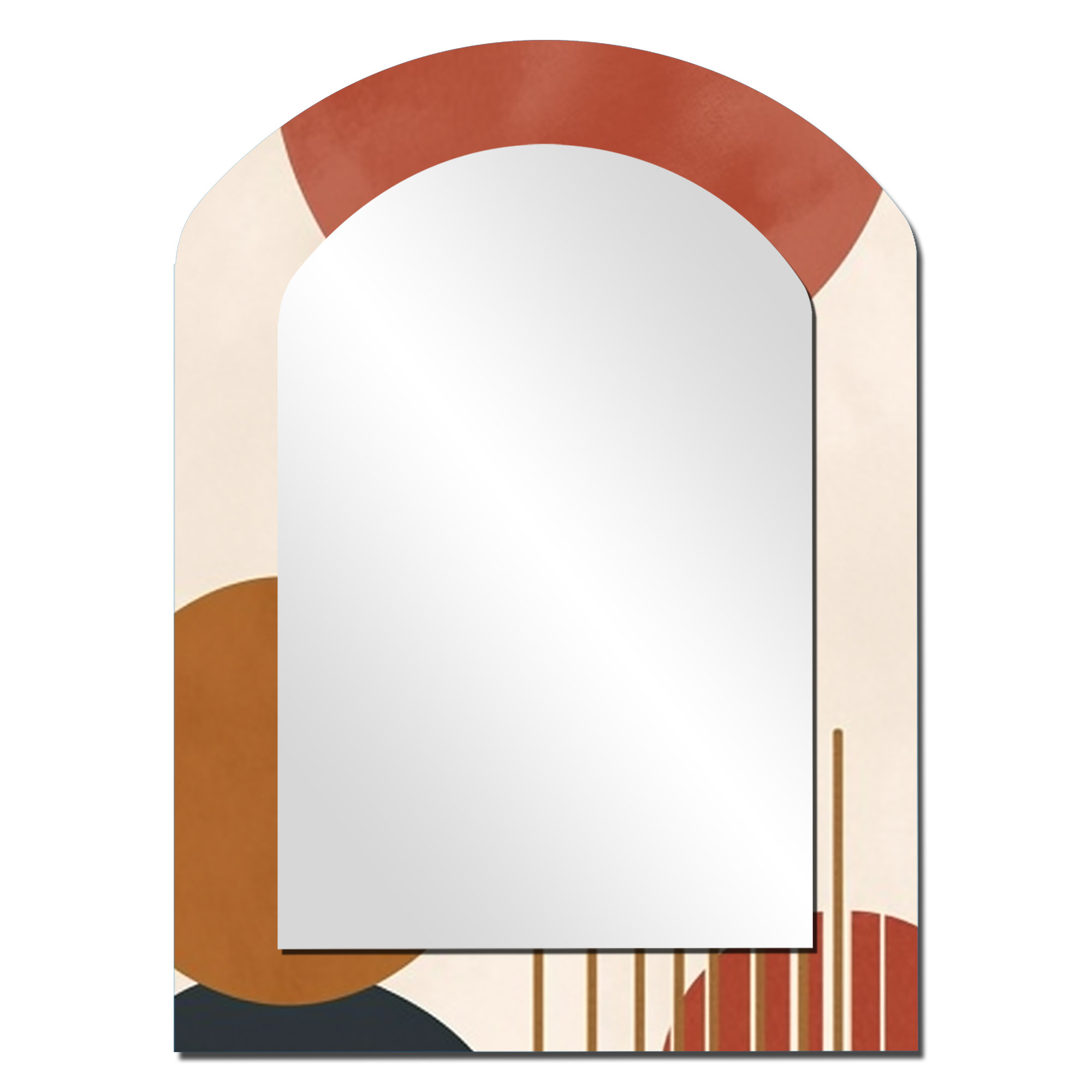 Dakota Fields Beige minimal boho pattern 1 - Minimalism Arch Decorative ...