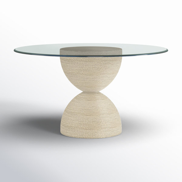 Glass Round Kitchen & Dining Tables You'll Love | Wayfair