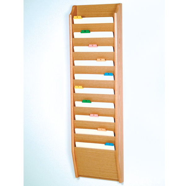 Wooden Mallet Wood Flat Files Wall Mount File Holder & Reviews | Wayfair
