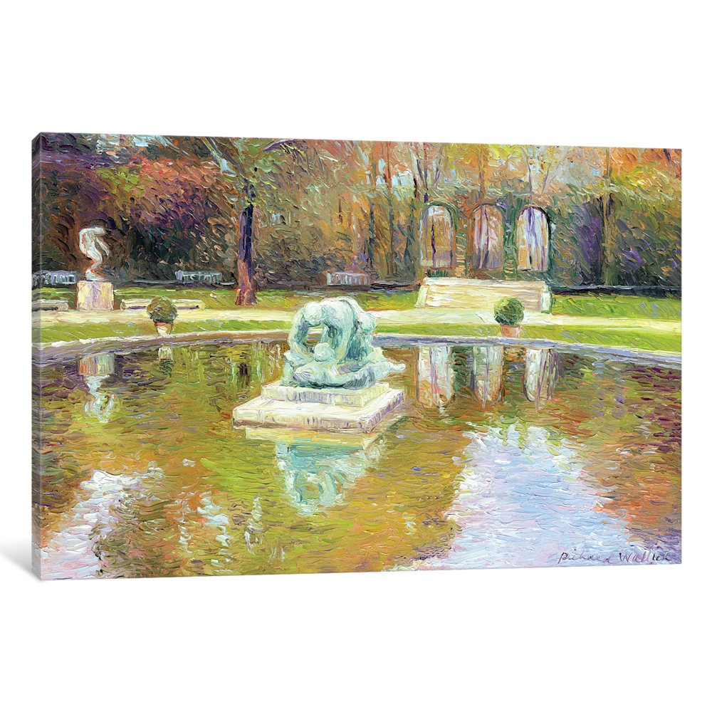 Charlton Home Rodin Museum Painting Print on Wrapped Canvas - Wayfair ...