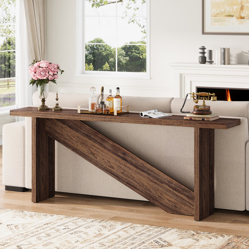 Wrought Studio™ Grennan 70.86In Wide Console Table, Entry Table With ...