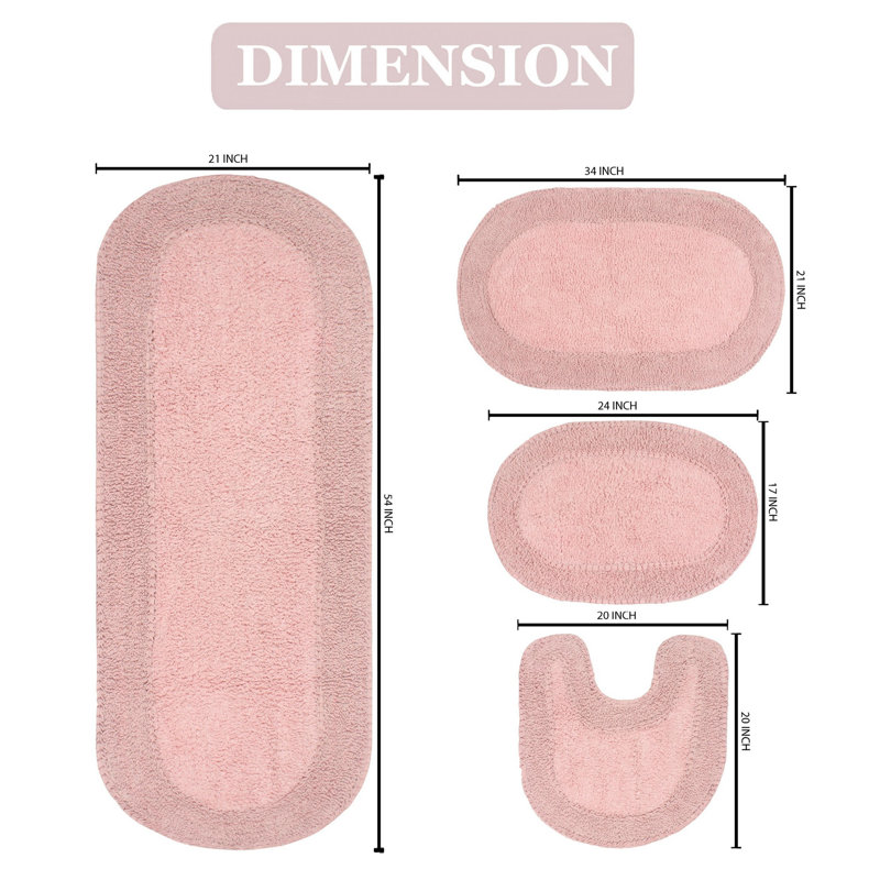 Ophelia & Co. Traci Bath Rug Set & Reviews | Wayfair