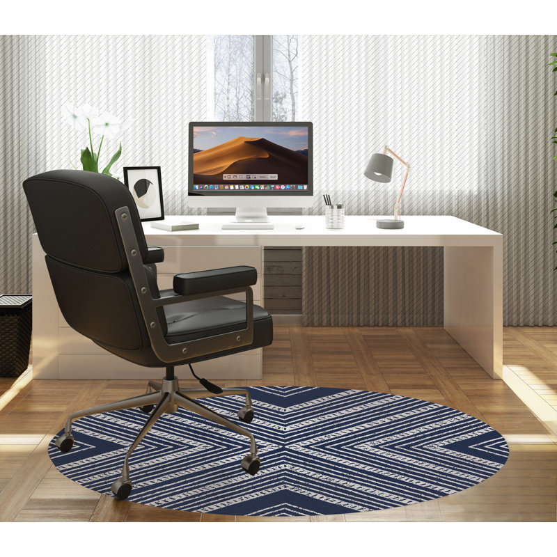 KAVKA DESIGNS Hard Floor Straight Round Chair Mat | Wayfair