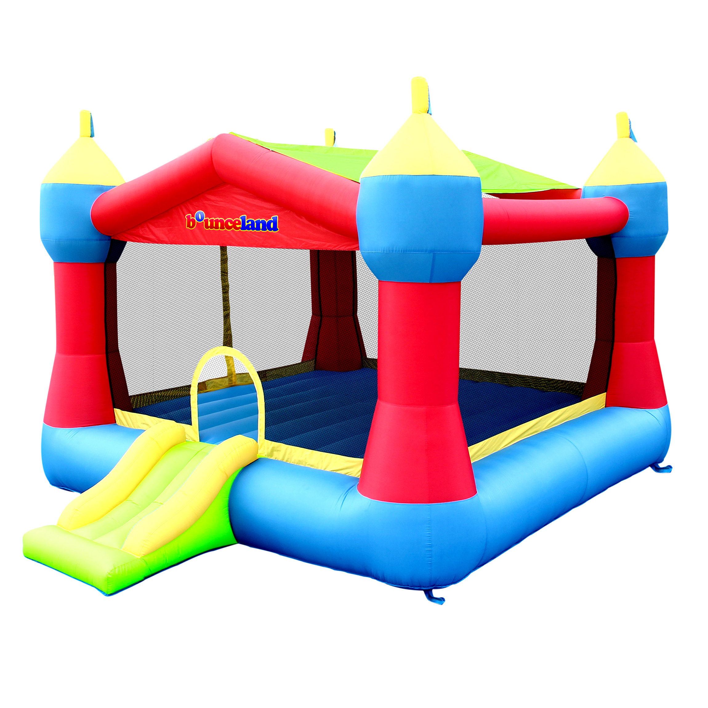 Bounceland Inflatable 13' x 16' Bounce House Slide and Air Blower ...