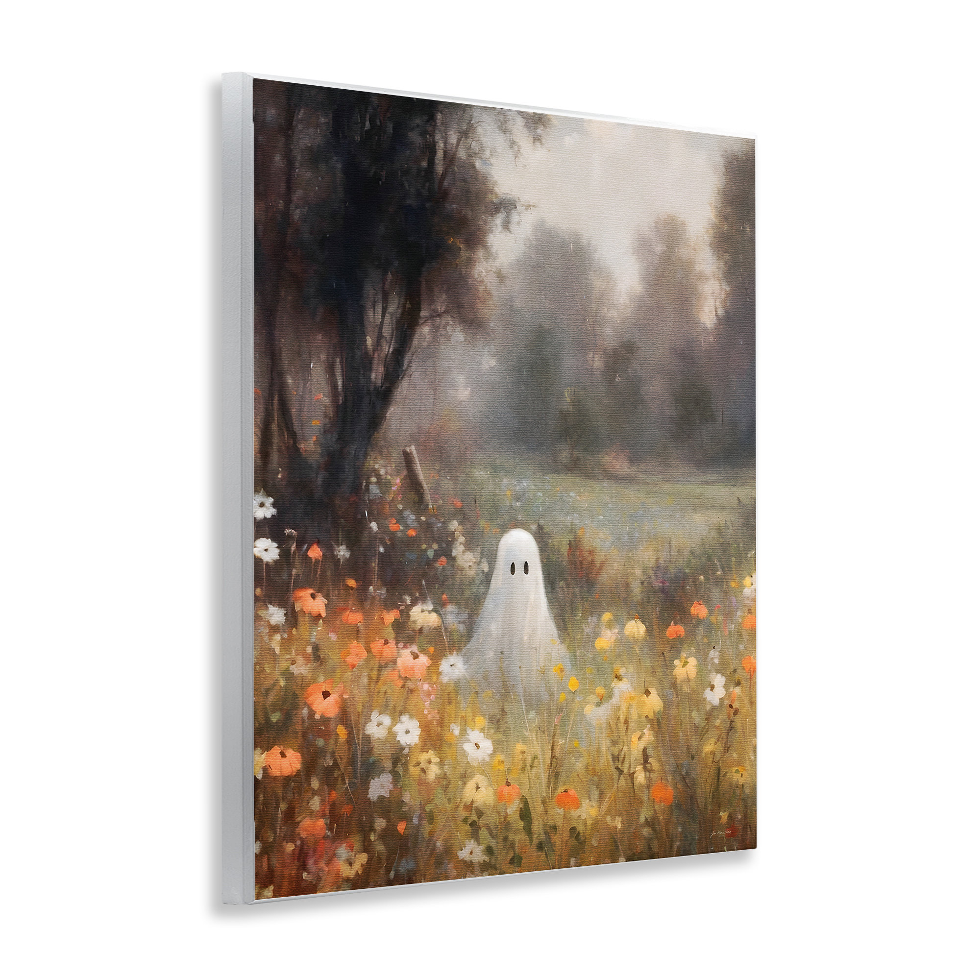 Trinx Ghost in Peaceful Flower Meadow Wall Plaque Art, design by Jo ...