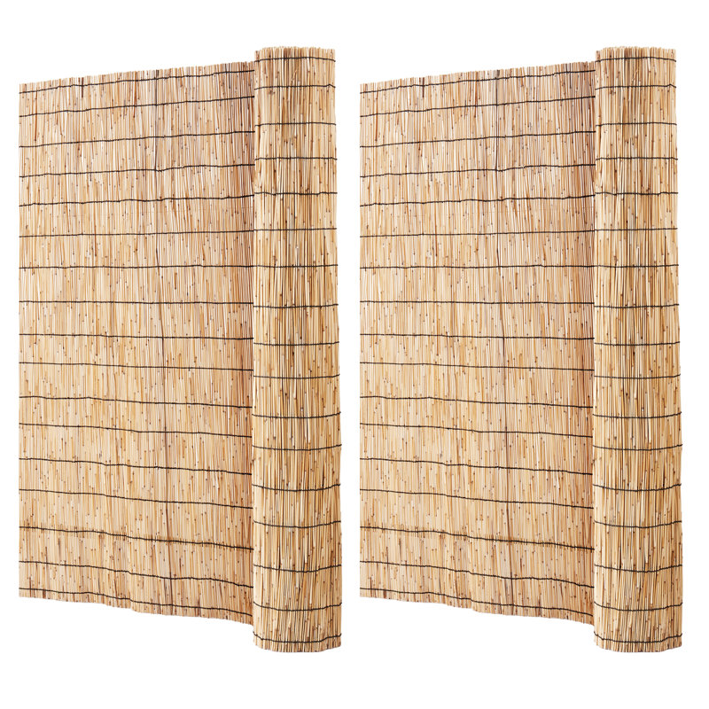 VEVOR 2-Pack Reed Fence Landscaping Privacy Blind Fencing Screen 16.4 ...