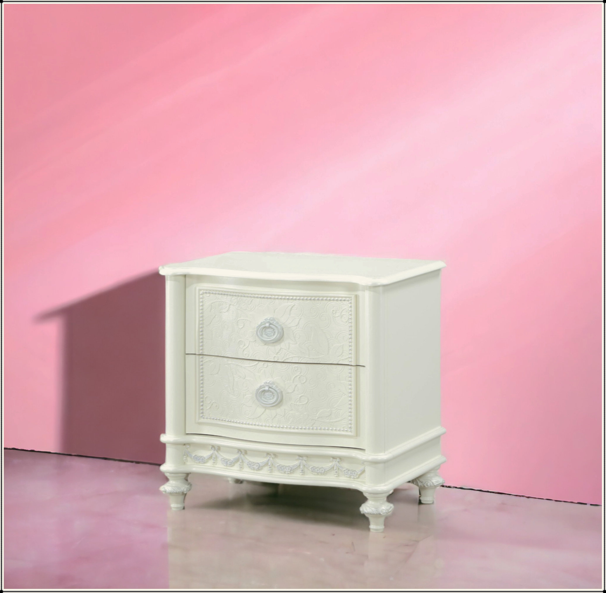 Darby Home Co Dorothy Ivory Finish Nightstand W/2 Drawers - Wayfair Canada