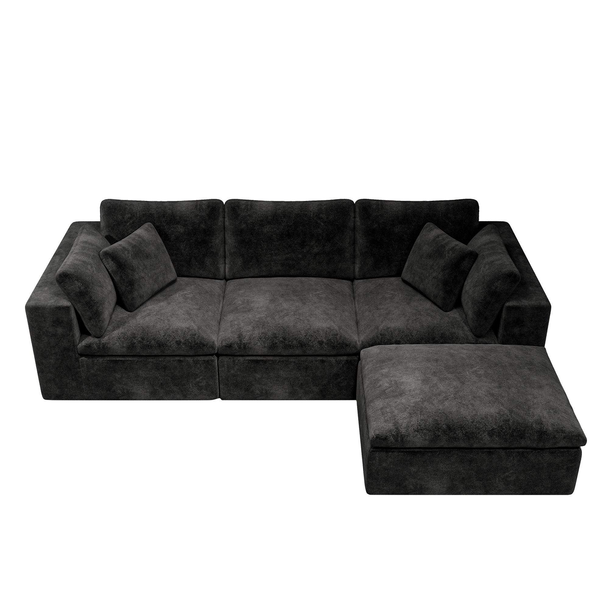 Latitude Run® 108.3*68.9"Modular Sectional Sofa Seat,Upholstered ...
