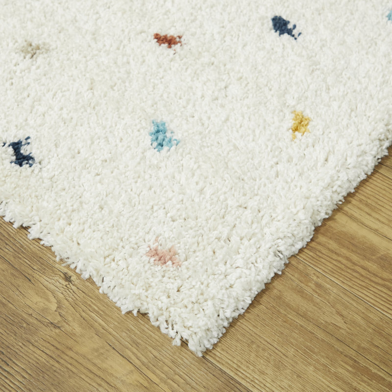AllModern Mayon Dot Rainbow Colored Shag Area Rug & Reviews | Wayfair