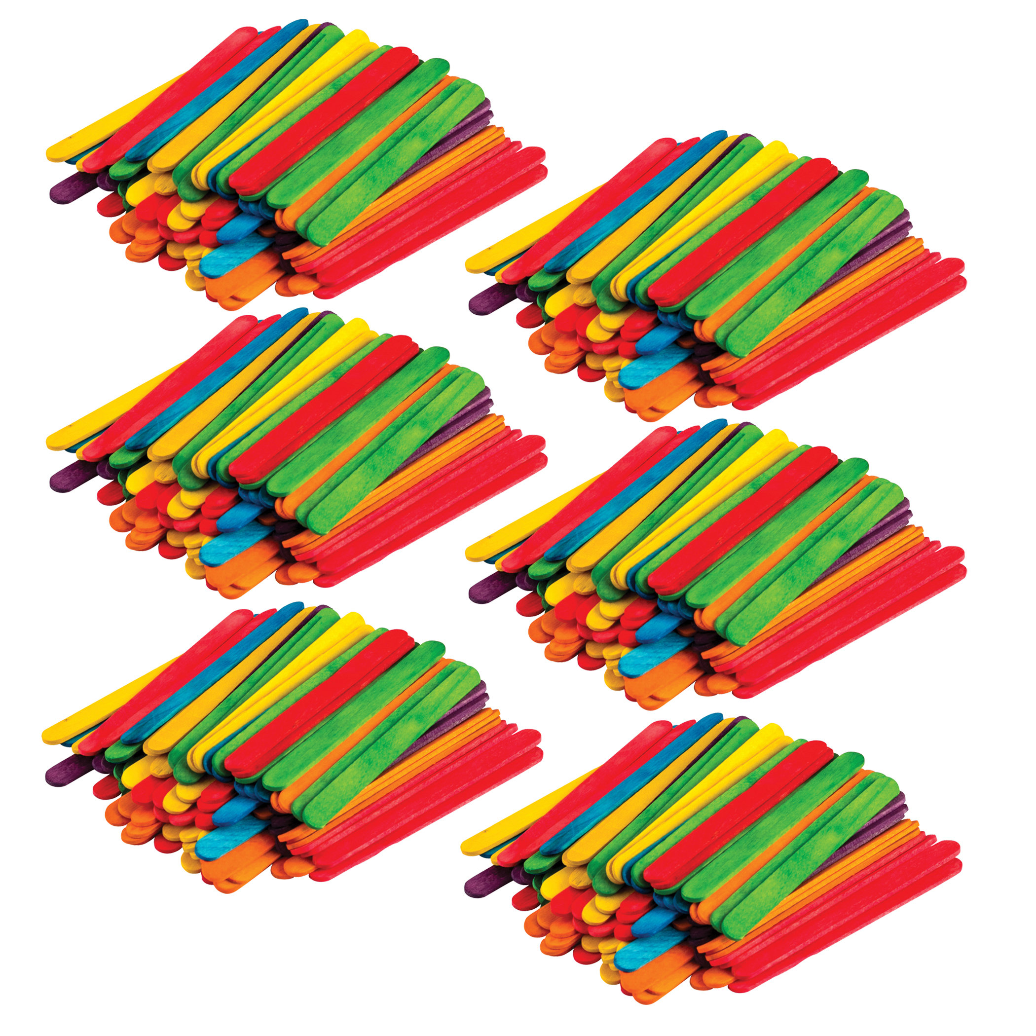 Teacher Created Resources STEM Basics: Multicolor Craft Sticks, 250 Per ...
