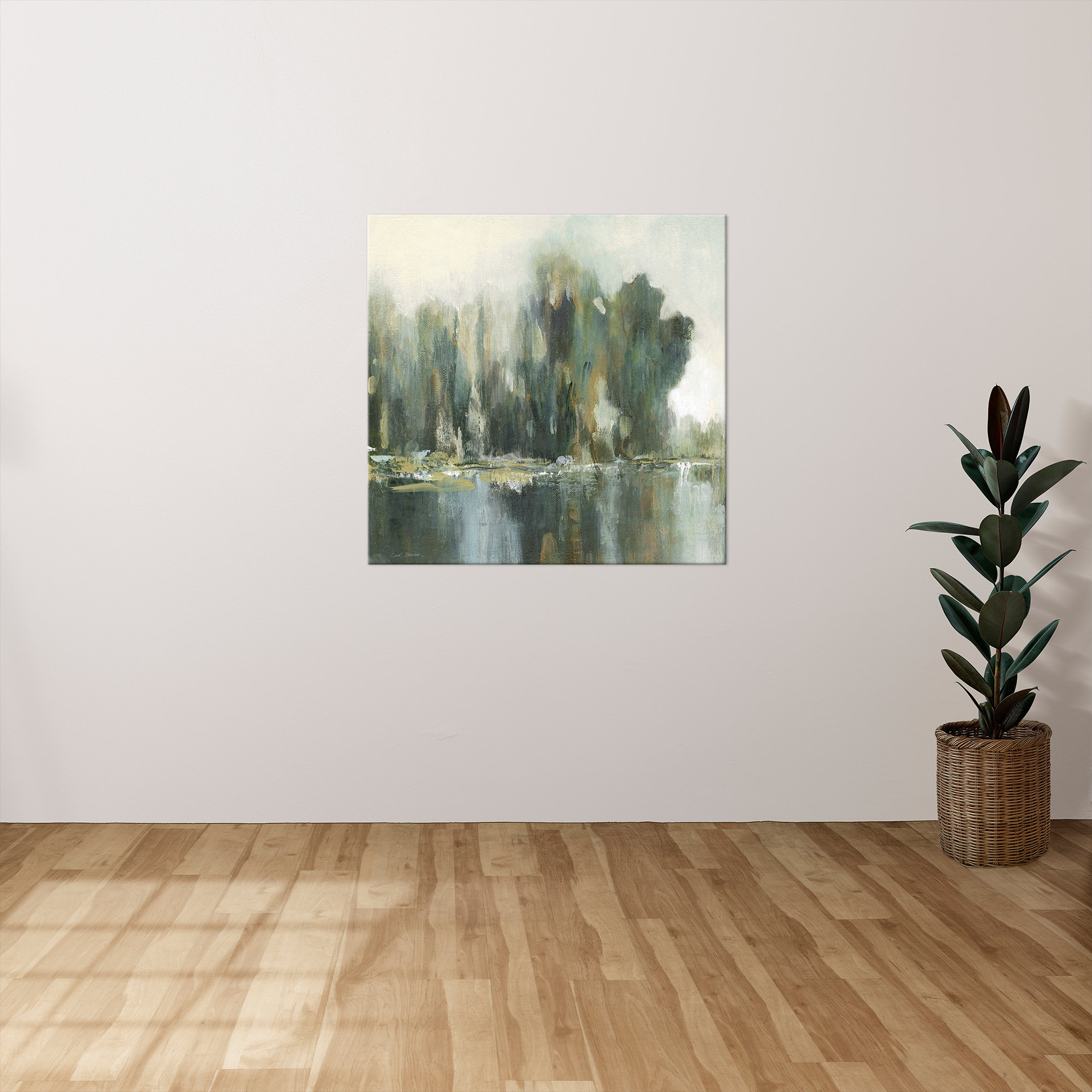 Red Barrel Studio® "Textured Treeline I" by Carol Robinson Print on ...