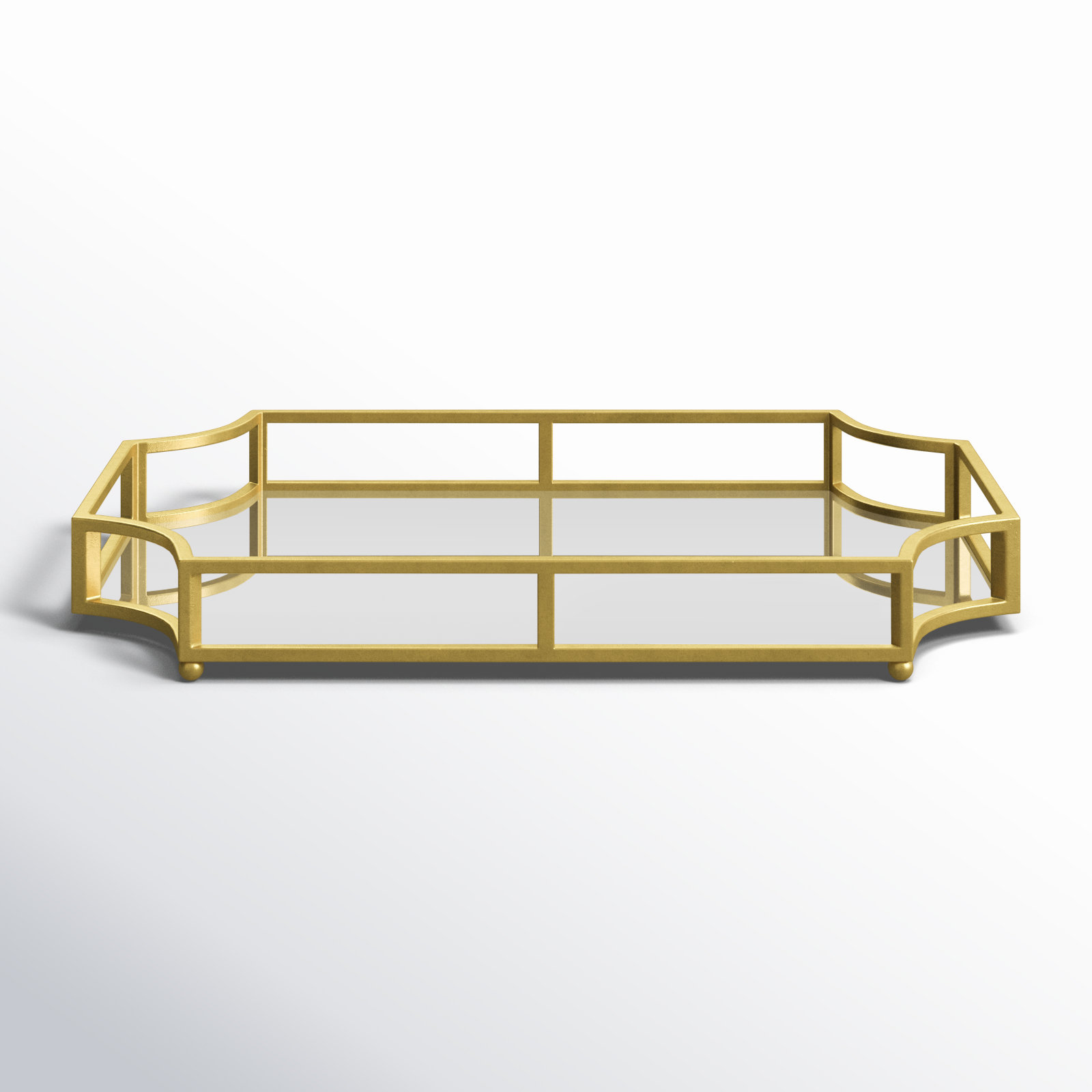 Kelly Clarkson Home Rosa Mirrored Glass Tray & Reviews - Wayfair Canada