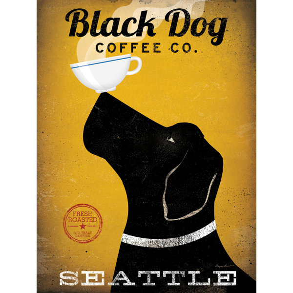 Wildon Home® " Black Dog Coffee Co Seattle " | Wayfair