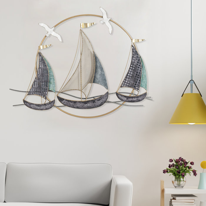 Breakwater Bay Handmade Metal Nautical & Beach Wall Decor & Reviews ...