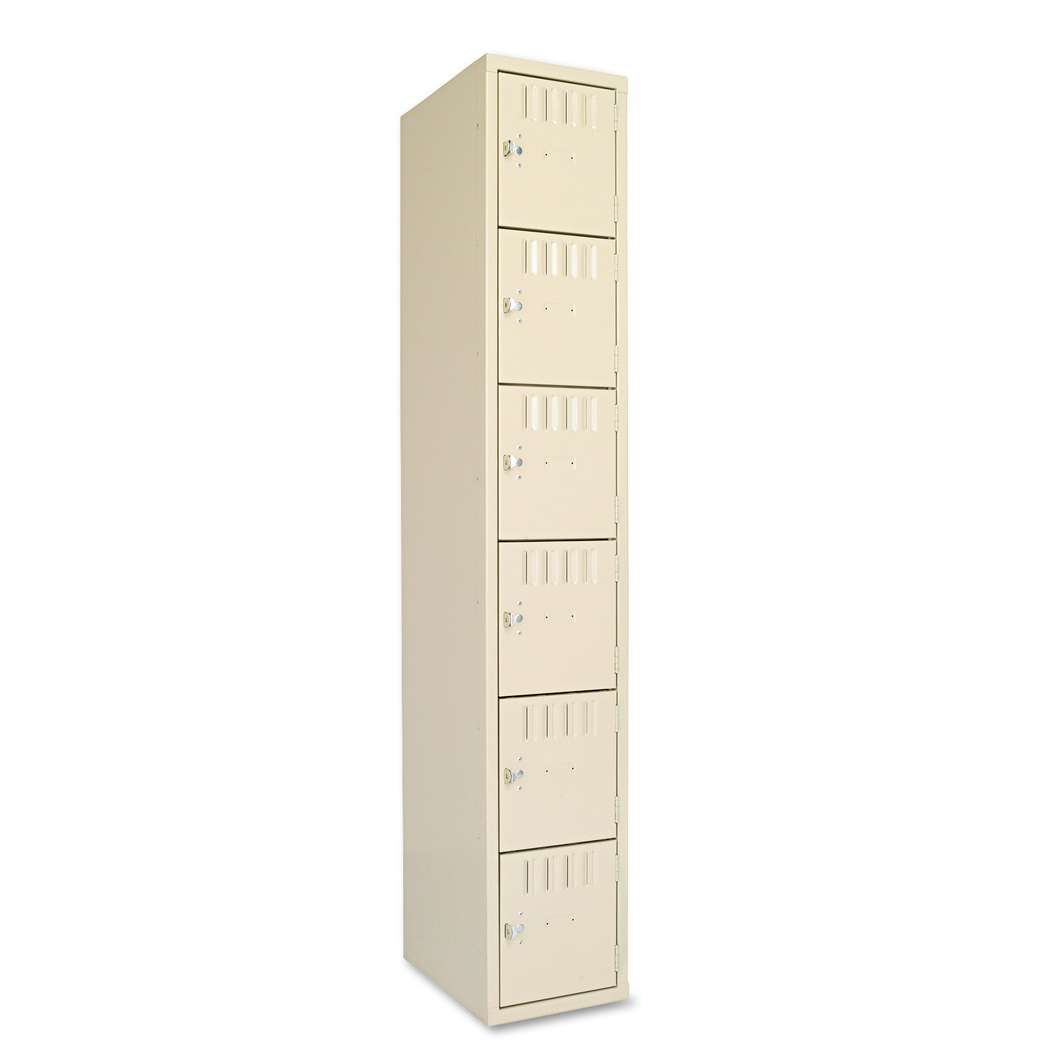 Tennsco Corp. Tennsco Single Stack Box Locker 6 Tier 1 Wide Locker ...