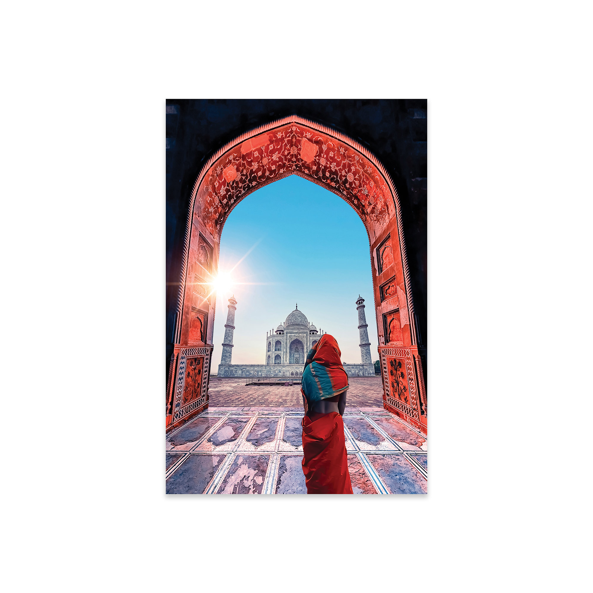 Dakota Fields The Colors Of The Taj Mahal Print On Acrylic Glass ...