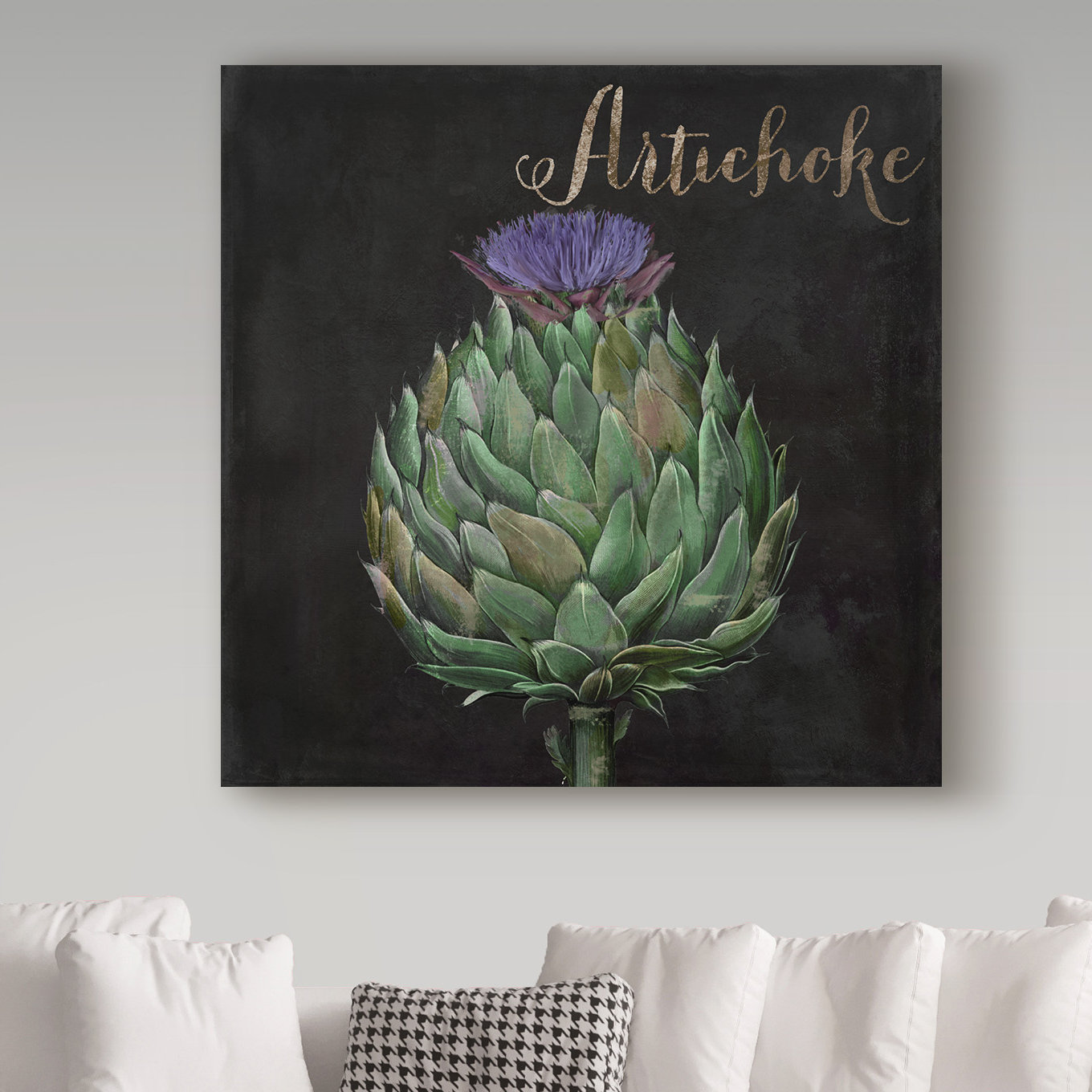Lark Manor™ Jadaya 'Medley Artichoke' Vintage Advertisement on Wrapped ...