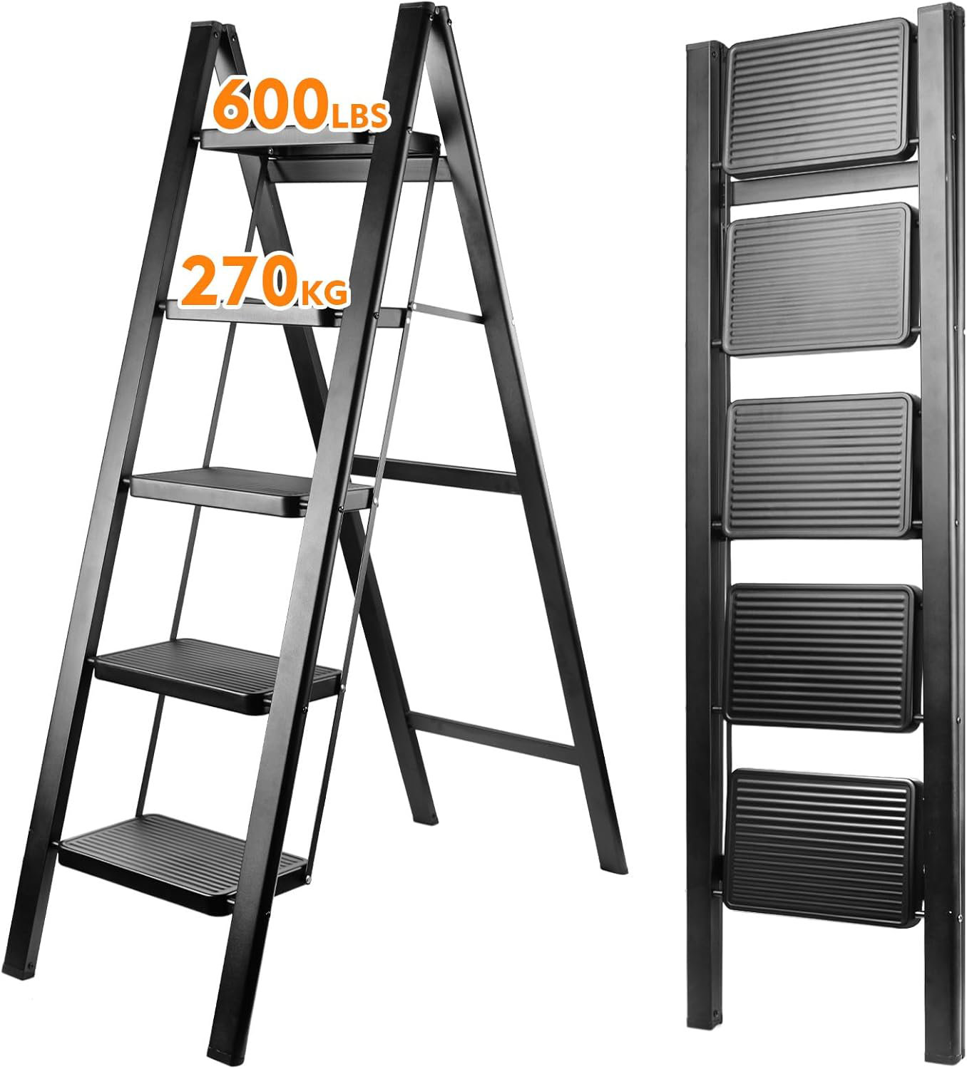WFX Utility™ 5-Step Folding Step Ladder | Wayfair