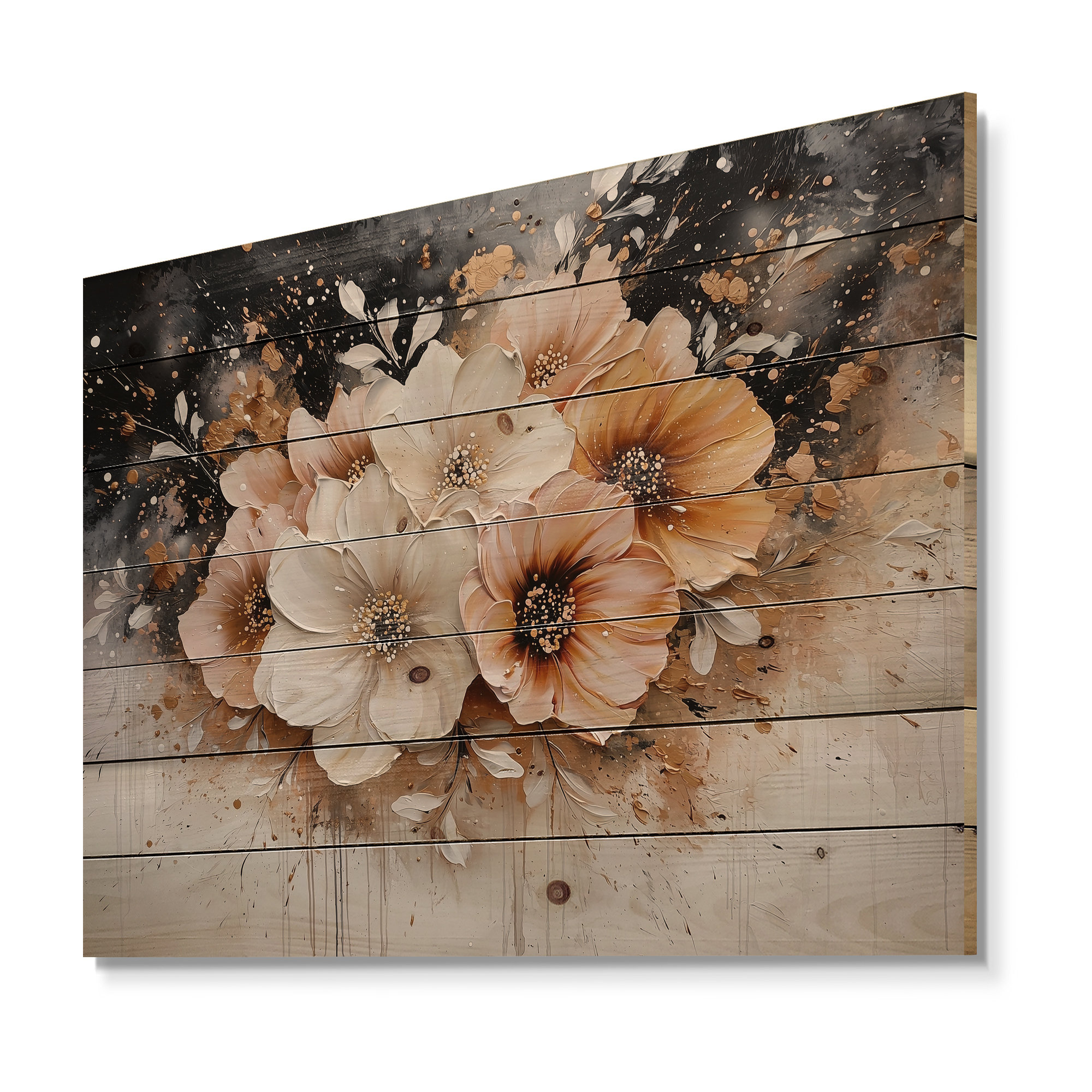 Winston Porter Silent Burst Of Autumn Poppies Flowers - Poppies Wood ...