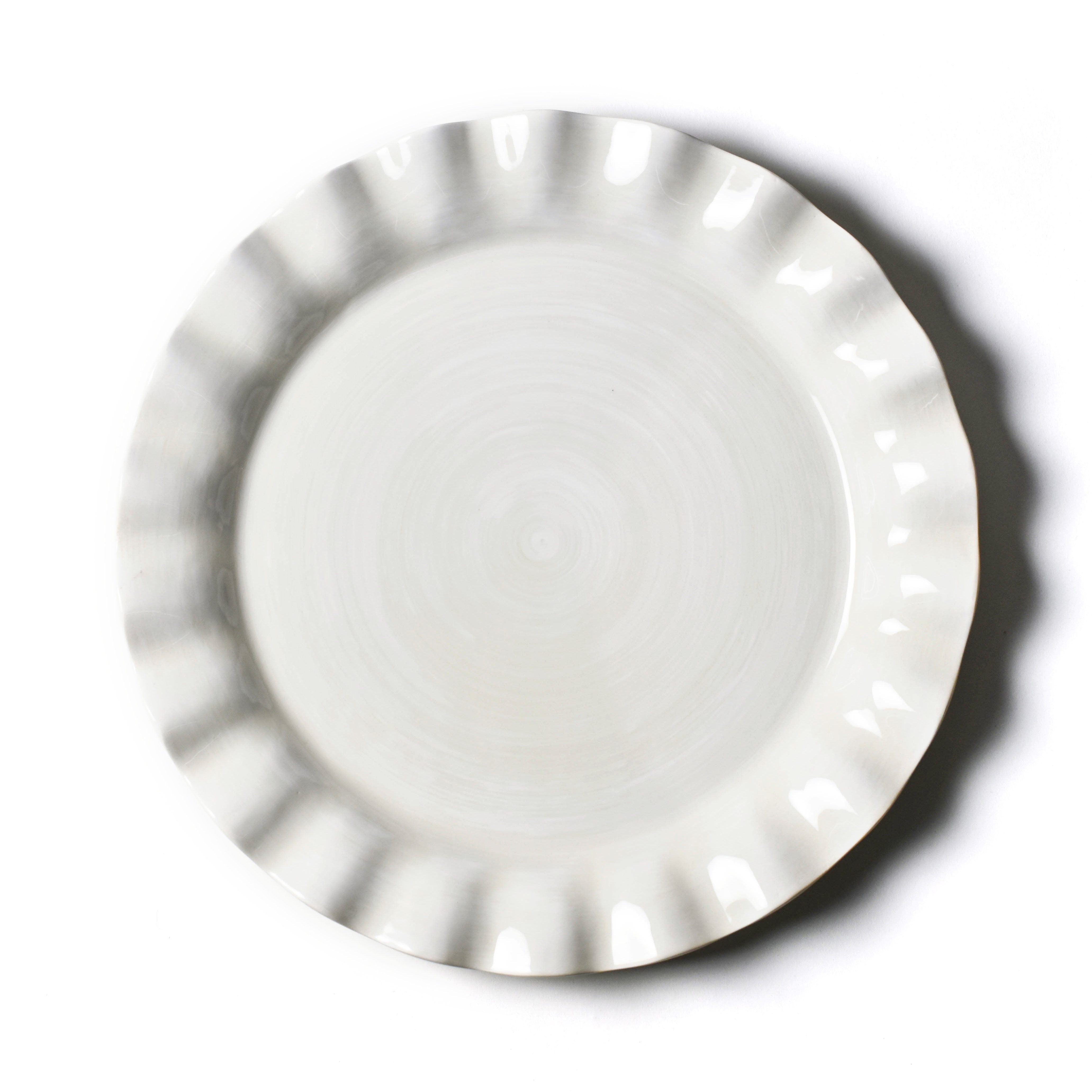 Coton Colors by Laura Johnson Signature Ruffle Round Platter | Wayfair